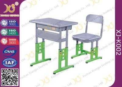 China Ergonomic Modern Student Table And Chair Set Adjustable Height Iron Eco - Friendly for sale