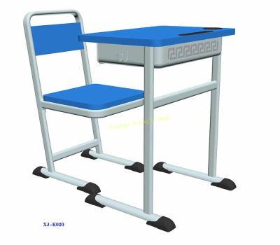 China Custom Fixed Height Classroom Student Desk And Chair Set 5 Years Warranty for sale