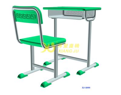 China Single Dual Student Table And Chair Set With Groove HDPE Material for sale