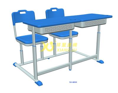 China HDPE / PVC Tabletop Student Desk And Chair Set Size 1200* 400 * 25 mm for sale