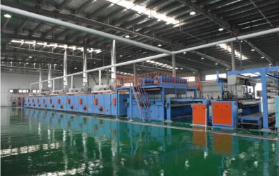China Fabric Electrostatic Flocking Machine Auto Temperature Control  Condruction Oil Heating for sale