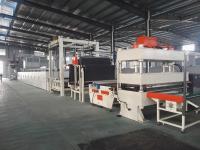China Bitumen Backed Carpet Tiles Production Line Contious With Slitting Cutter for sale