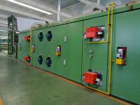 China Conduction Oil Heating Artificial Grass Machine Hot - Air Circulation Oven for sale