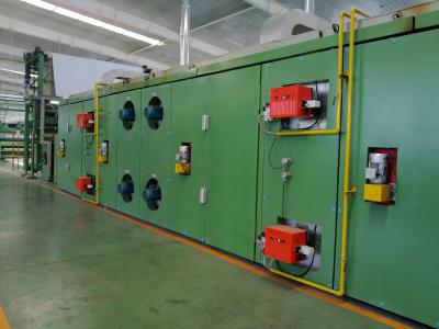 China Conduction Oil Heating Artificial Grass Machine Hot - Air Circulation Oven for sale