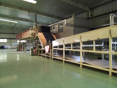 China Full Automatic Commercial Carpet Tiles Combined Stentering Operation for sale