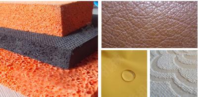 China Rubber Foam Coating Machine / Shaft Pump Feeding Mode Replacement Wet Process for sale