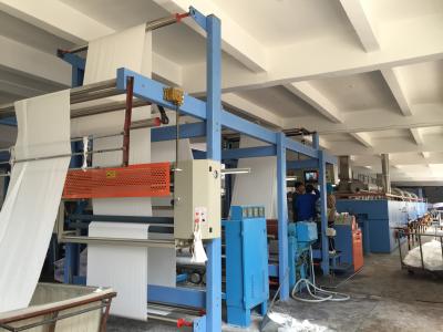 China Environmental 4.2m Textile Coating Machine Pneumatic Lifting Scraper With Trimming Control for sale