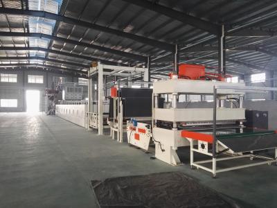 China Carpet Tile Bitumen Production Line Or Continuous Operation Separate Cutting Control for sale