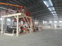 China Automatic Tile Production Line / Bitumen Backed Carpet Tiles Water - Cooling Control for sale