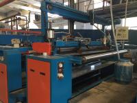 China Cut - To - Length Continuous Carpet Tile Cutter Operating Speed 1 - 7m / Min for sale