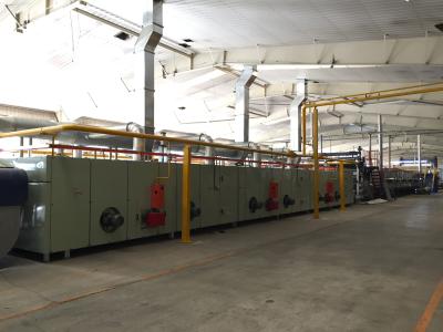 China Conduction Oil Heating Digital Printing Carpet Finishing Machine for sale