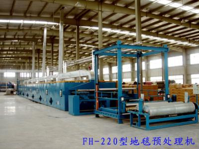 China Steam Heat Carpet Pre Coating Machine Oven Temperature 120 - 180℃ for sale