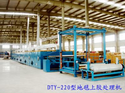 China 420 Cm Machine Woven Rugs , Carpet Powder Coating Machine 1 - 5m / Min Frequency Control for sale