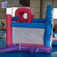 China Unicorn Inflatable Bouncy Castle with Slide 60cm Guardrail Kids Trampoline for sale