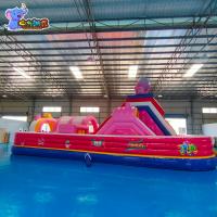 China Pink Pig Themed Inflatable Bouncy Castle for Kids 3-8 Years Outdoor Playground for sale