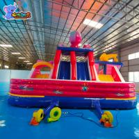 China Pink Pig Themed Inflatable Bouncy Castle for Kids 3-8 Years Outdoor Playground for sale