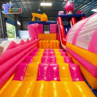 China Pink Pig Themed Inflatable Bouncy Castle for Kids 3-8 Years Outdoor Playground for sale