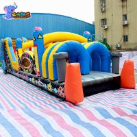 China Mechanical Theme Inflatable Bouncy Castle 0.6mm PVC with Slide Tunnel Climbing Area for Kids 3-12 for sale