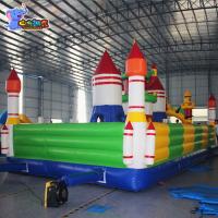 China Outdoor Rocket Inflatable Bouncy Castle Inflatable Castle Slide for sale