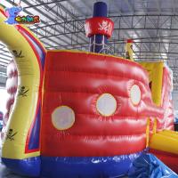 China Customization Inflatable Pirate Ship Slide Castle Inflatable Bouncy Castle for sale