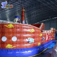 China Monkey Theme Pirate Ship Bouncy Castles Inflatable Bouncy Castle for sale