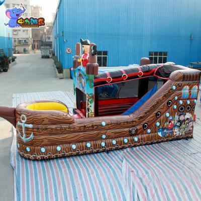 China Pirate Themed Inflatable Bouncy Castle with Slide and Climbing Area 3m x 2m for sale