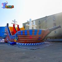 China Customization Inflatable Pirate Ship Slide Castle Inflatable Bouncy Castle for sale