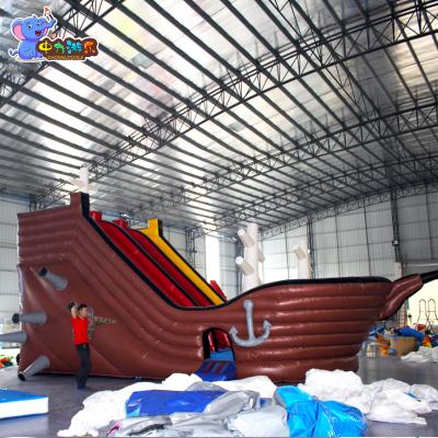 China Large Inflatable Pirate Ship Castle Bouncy Castle for Outdoor Recreation 3-12 Years for sale