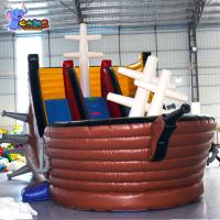 China Large Inflatable Pirate Ship Castle Bouncy Castle for Outdoor Recreation 3-12 Years for sale