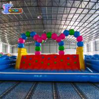 China Inflatable Bouncy Castle Water Park Obstacle Course 8 Min Setup PVC 3-12 Years for sale