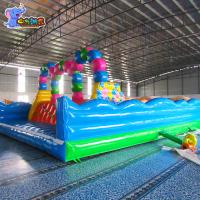 China Inflatable Bouncy Castle Water Park Obstacle Course 8 Min Setup PVC 3-12 Years for sale