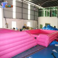 China Outdoor Inflatable Trampoline Bouncy Castle Jump Air Bag 3m x 3m PVC for sale