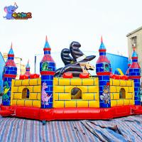 China Knight Theme Inflatable Bouncy Castle Outdoor Bounce House for Kids 3-12 Years for sale
