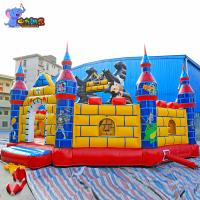 China Knight Theme Inflatable Bouncy Castle Outdoor Bounce House for Kids 3-12 Years for sale