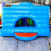 China Cartoon Bus Inflatable Bouncy Castle Children's Trampoline 3m x 2m PVC for sale