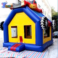 China Racing Car Inflatable Bouncy Castle Trampoline for Kids 5-8 Min Setup for sale