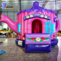 China Inflatable Bouncy Castle Water Kettle Bounce House 3m x 3m PVC for Kids Indoor Play for sale