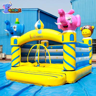 China Cartoon Animals Inflatable Bouncy Castle Party Jumping Castle 5 Min Inflation PVC for sale
