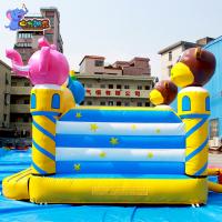 China Cartoon Animals Inflatable Bouncy Castle Party Jumping Castle 5 Min Inflation PVC for sale