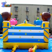 China Cartoon Animals Inflatable Bouncy Castle Party Jumping Castle 5 Min Inflation PVC for sale