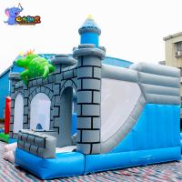 China Inflatable Medieval Dragon Bouncy Castle 8ft Jump House with Slide for sale