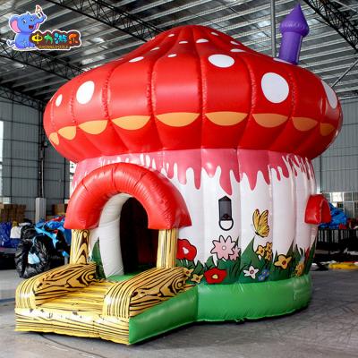 China Eco Friendly Inflatable Mushroom Bouncy Castle 3m Portable Bounce House Playground for sale