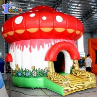 China Eco Friendly Inflatable Mushroom Bouncy Castle 3m Portable Bounce House Playground for sale