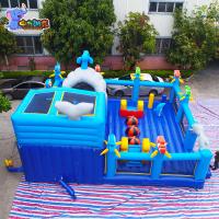 China Inflatable Whale Bouncy Castle Commercial Jumping Castle with Slide for Kids 4m x 3m for sale