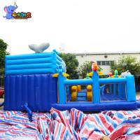 China Inflatable Whale Bouncy Castle Commercial Jumping Castle with Slide for Kids 4m x 3m for sale