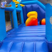 China Inflatable Whale Bouncy Castle Commercial Jumping Castle with Slide for Kids 4m x 3m for sale