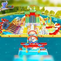 China Colorful Rainbow Inflatable Bouncy Castle Rocket Astronaut Planet UV Resistant 3m for sale