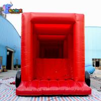 China Monster Truck Inflatable Bouncy Castle with Slide for Kids 3-10 Years CE Certified for sale