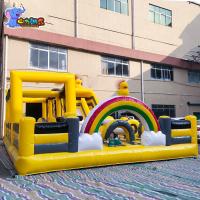 China Duck Inflatable Bouncy Castle Playground 0.55mm PVC CE Certified Jumping House for Kids 3-10 for sale
