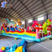China Duck Inflatable Bouncy Castle Playground 0.55mm PVC CE Certified Jumping House for Kids 3-10 for sale